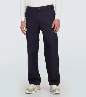 GR10K Straight-leg Wool-blend Trousers