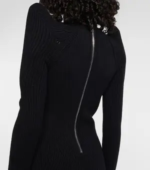 Rick Owens Cashmere And Wool Gown