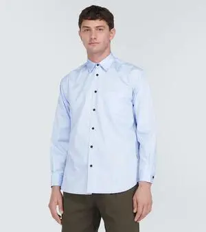 GR10K Cotton Poplin Shirt - Blue