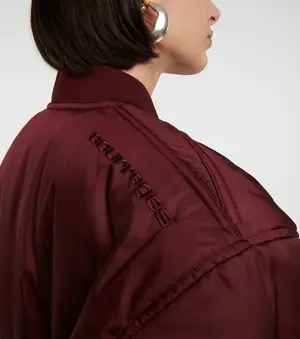 COURREGES Courrèges Logo Bomber Jacket - Red