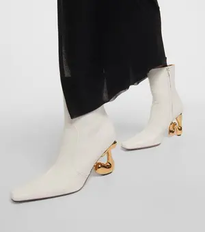 JW Anderson Bubble Leather Ankle Boots