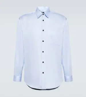 GR10K Cotton Poplin Shirt - Blue