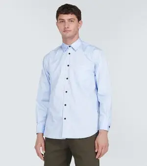 GR10K Cotton Poplin Shirt - Blue
