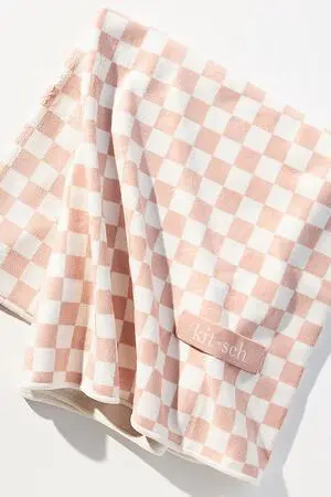 KITSCH Xl Quick-dry Hair Towel Wrap - Checker