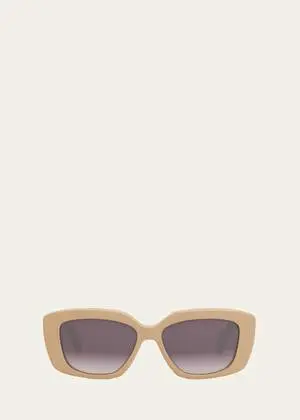 Celine Celine Triomphe Rectangle Sunglasses Sbeig/brn