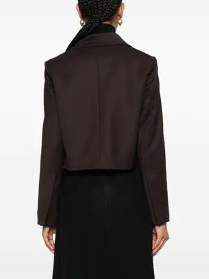 Patou Cut-out Cropped Blazer