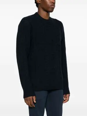BOSS Crew-neck Cable-knit Jumper