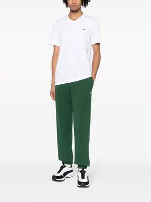Lacoste Logo-patch Cotton-blend Track Pants - Green