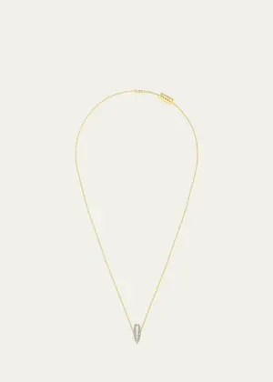 KAMAL KAMAL Diamond Pave Lotus Pearl Pendant Necklace One-color