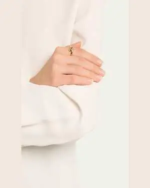 Bea Bongiasca 9k Yellow Jumbo Wave Ring