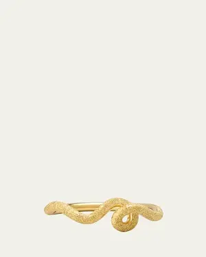 Bea Bongiasca 9k Touch Of Wave Ring - Gold
