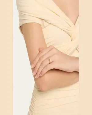 Bea Bongiasca 9k Touch Of Wave Ring