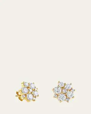 SYDNEY EVAN 14k Yellow Diamond Stud Earrings - Gold