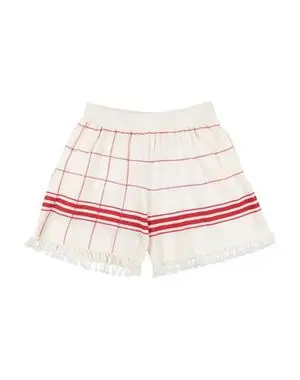 MAISON MARGIELA Striped Casual Shorts - Red
