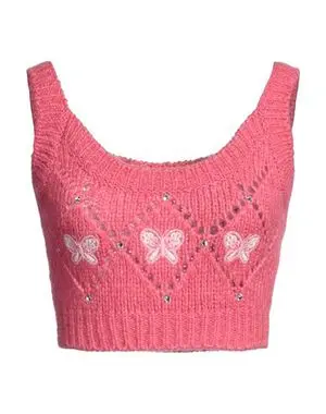 Alessandra Rich Knitted Crop Top