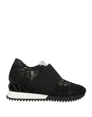 LE SILLA Textile Fiber Sneakers - Black