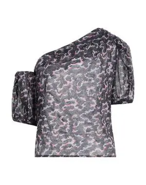 MARANT ETOILE Floral-Print Woven Top Grey