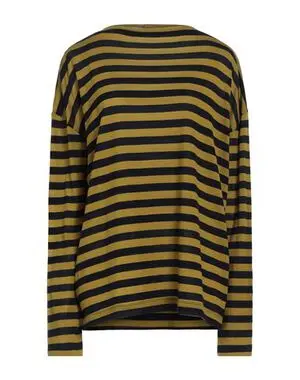 Massimo Alba Striped Wool Sweater - Yellow