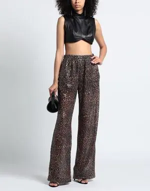 Gcds Wide-leg Pants - Beige