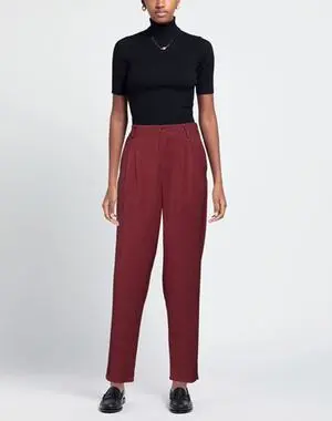 MANILA GRACE Tapered Leg Trousers - Red