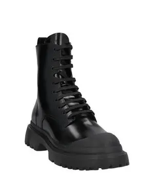 Hogan Leather Lace-up Ankle Boots