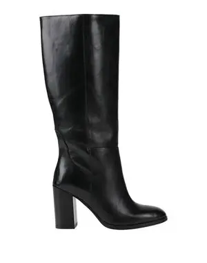 PAOLA FERRI By Alba Moda Leather Boots - Black