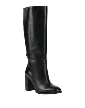 PAOLA FERRI By Alba Moda Leather Boots - Black
