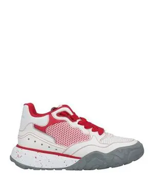 Alexander McQueen Soft Leather And Textile Fiber Sneakers