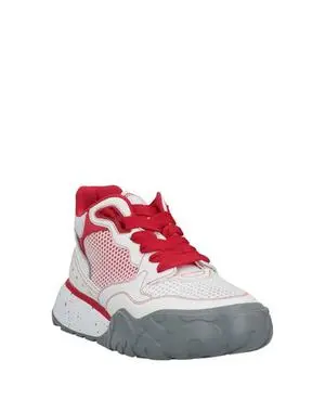 Alexander McQueen Soft Leather And Textile Fiber Sneakers