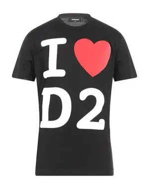 Dsquared2 T-shirt Size Cotton - Black