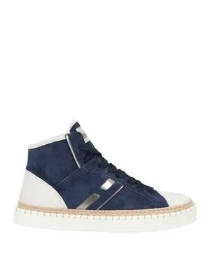 Hogan Rebel Leather High-top Sneakers - Blue