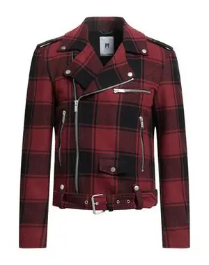 PT TORINO Jacket Garnet Size Virgin Wool - Red