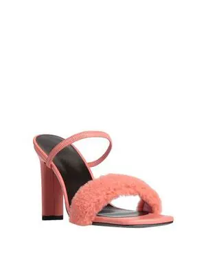 By Far Shearling Sandals - Pink
