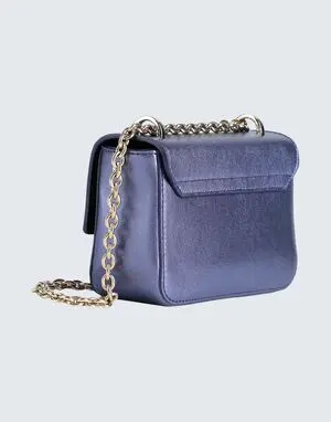 Furla Calfskin Shoulder Bag - Purple