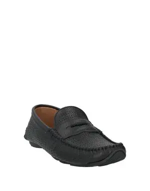 BALDININI Leather Penny Loafers - Black