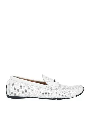 BALDININI Leather Penny Loafers - White
