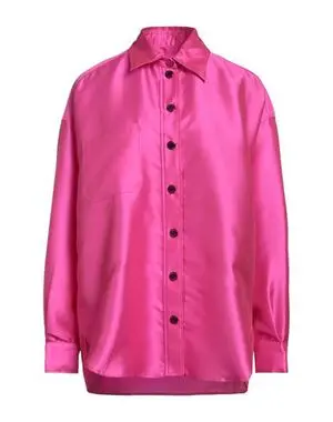 Sandro Shirt Size Polyester, Silk