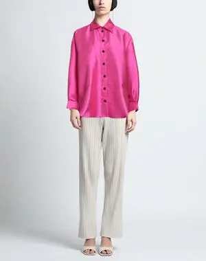 Sandro Shirt Size Polyester, Silk