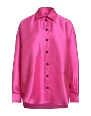 Sandro Shirt Size Polyester, Silk
