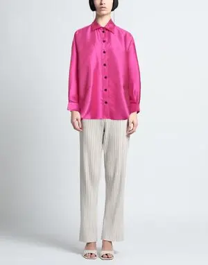 Sandro Shirt Size Polyester, Silk