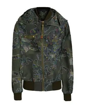 Mr & Mrs Italy Camouflage Floral Bomber Jacket