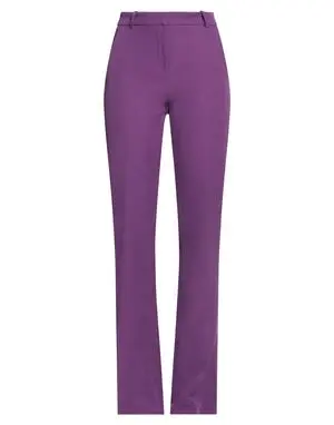 ERMANNO FIRENZE Flared Slim-leg Trousers - Purple