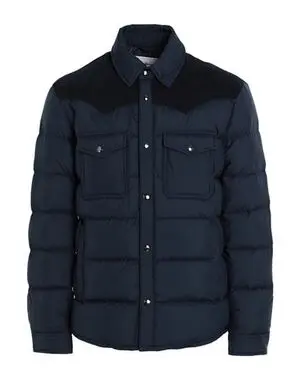 Woolrich Western Down Overshirt - Navy Blue