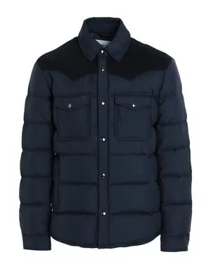 Woolrich Western Down Overshirt - Navy Blue