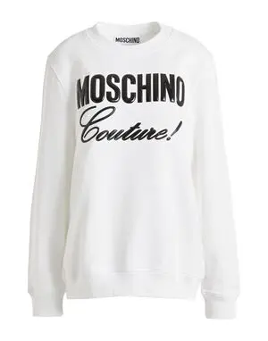 Moschino Couture Cotton Sweatshirt - White