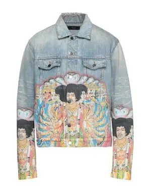 Amiri Printed Denim Trucker Jacket