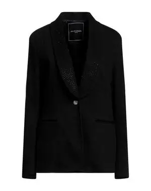 JACOB COHЁN Blazer Size Cotton, Lyocell, Elastomultiester, Elastane - Black