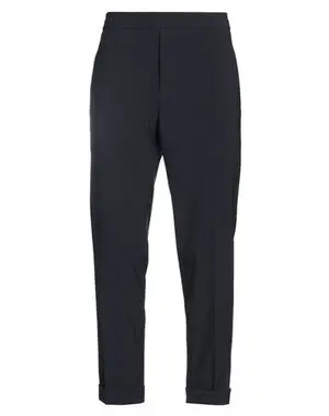 Neil Barrett Tapered Leg Gabardine Pants With Cuffed Hems - Navy