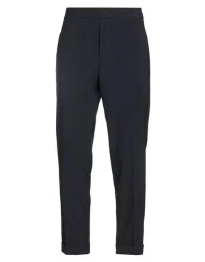 Neil Barrett Tapered Leg Gabardine Pants With Cuffed Hems - Navy