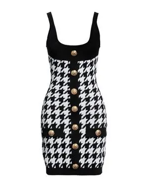 Balmain Mini Dress Size Viscose, Polyamide